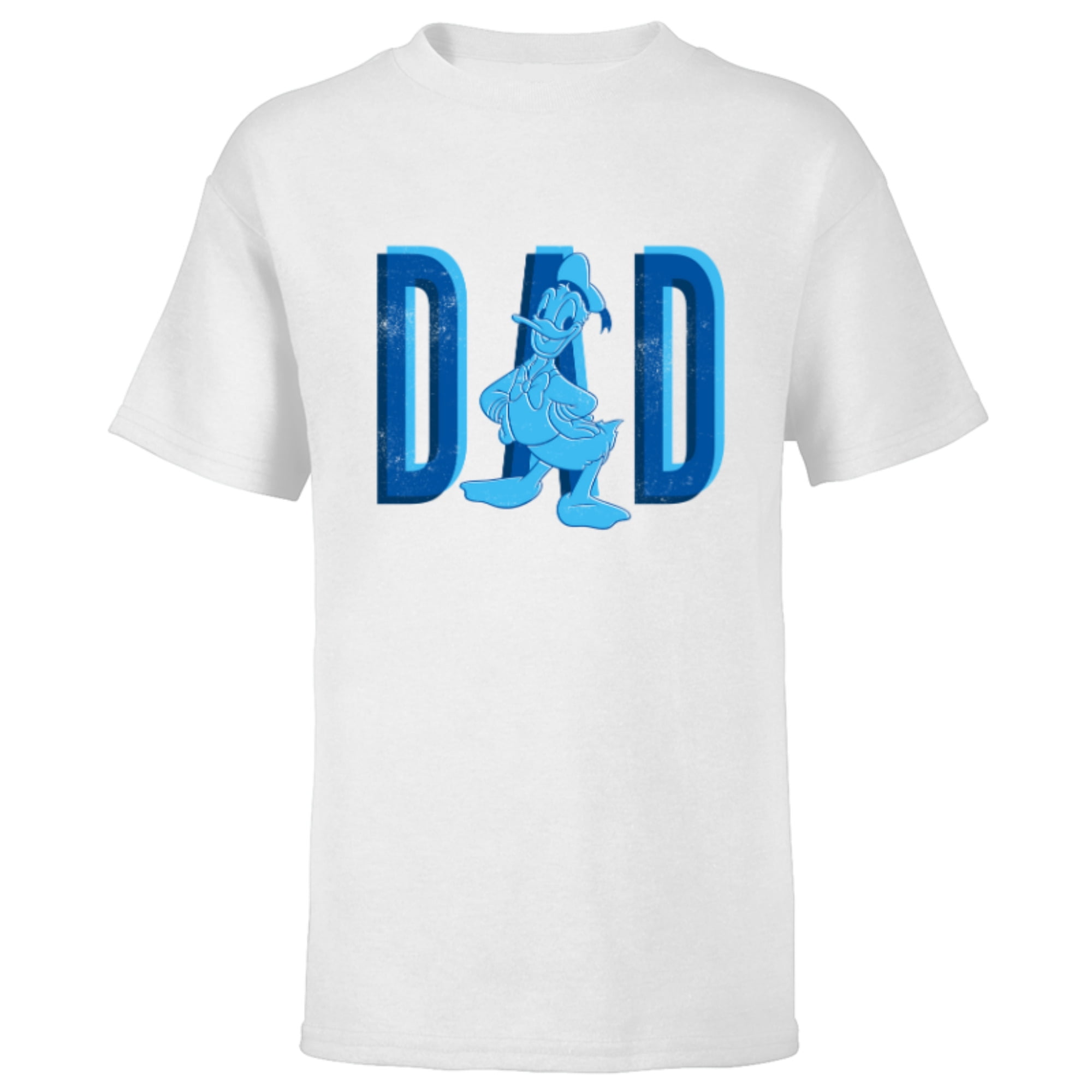 Disney Donald Duck Dad - Short Sleeve T-Shirt for Kids - Customized ...