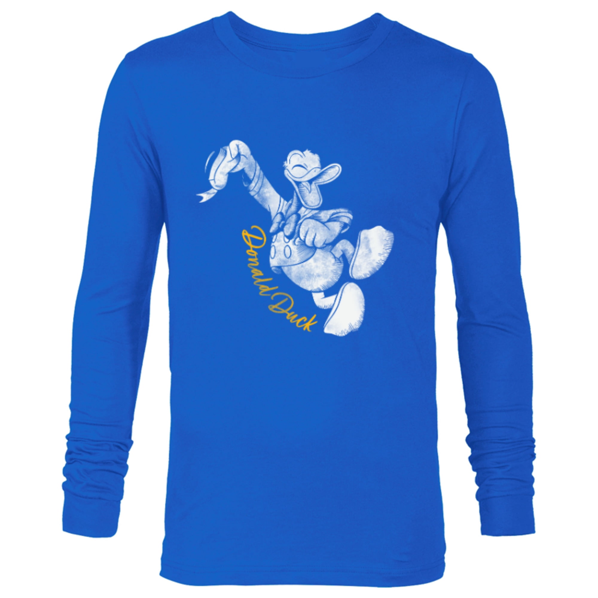 Disney Donald Duck Dance Classic Vintage Retro Distressed - Long Sleeve ...