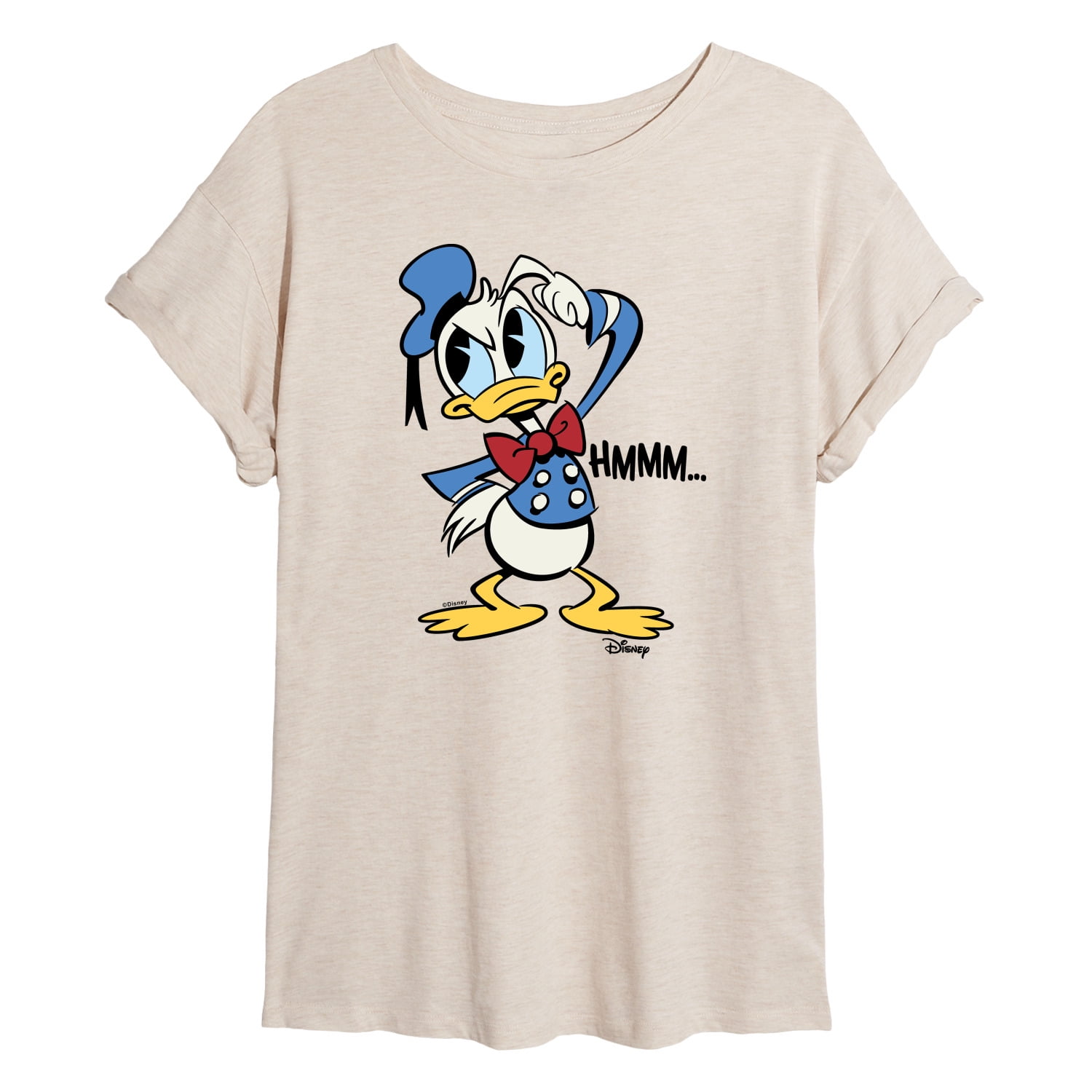 Disney - Donald Duck - HMMM... - Juniors Ideal Flowy Muscle T-Shirt ...
