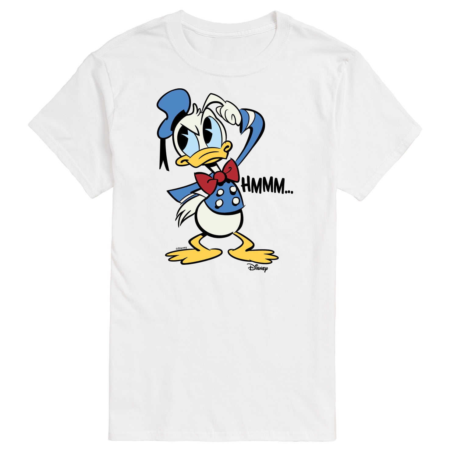 Disney - Donald Duck - HMMM... - Men's Short Sleeve Graphic T-Shirt ...