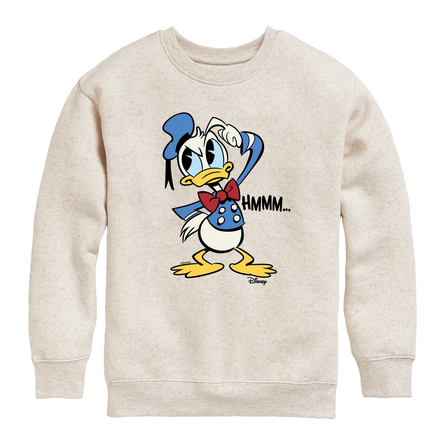 Disney - Donald Duck - HMMM… - Youth Crewneck Fleece Sweatshirt ...
