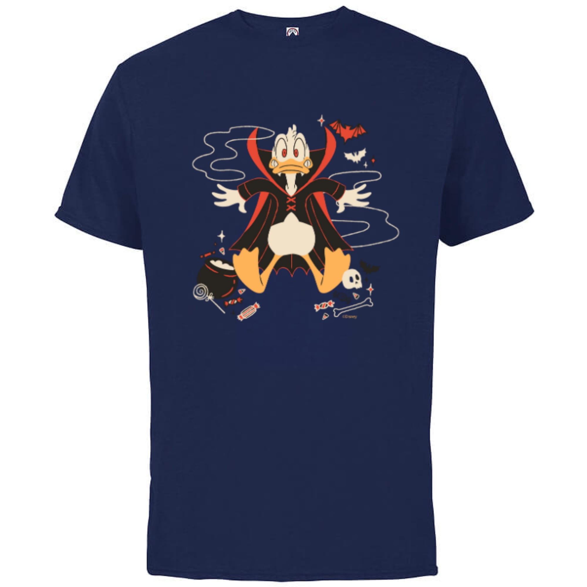 Disney Donald Duck Halloween Scared Silly Vampire - Short Sleeve Cotton ...