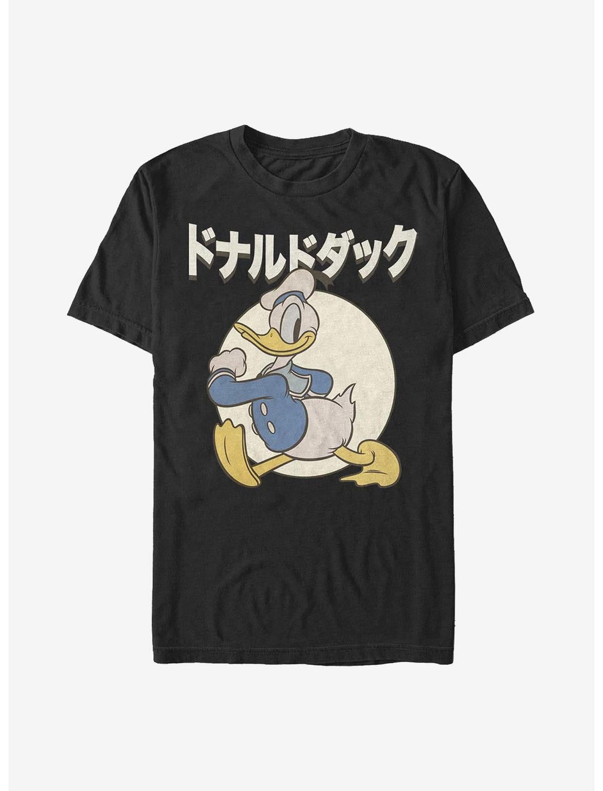 Disney Donald Duck Japanese Text T-Shirt - Walmart.com