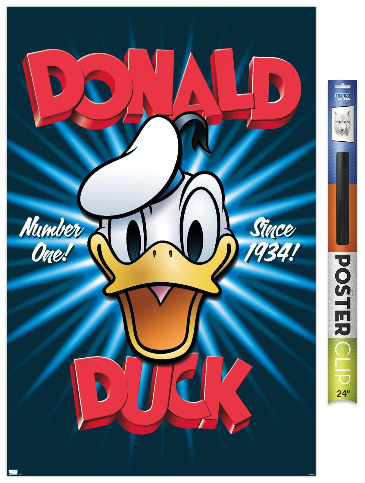 Disney Donald Duck - Number One Wall Poster, 22.375" x 34" - Walmart.com