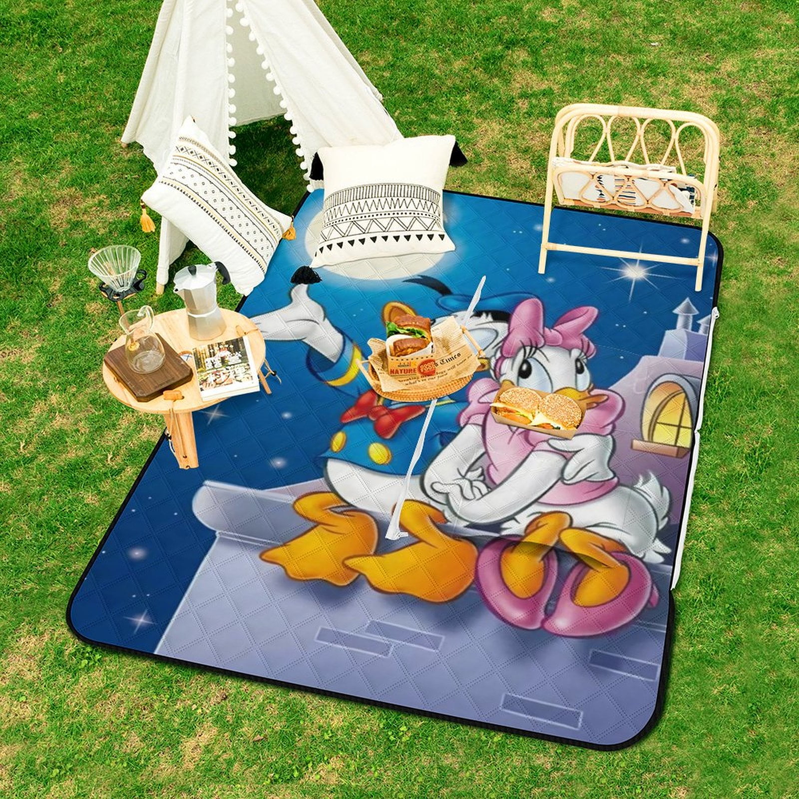 Disney-Donald Duck Picnic Blankets 59"x39" Extra Large Outdoor Blanket ...