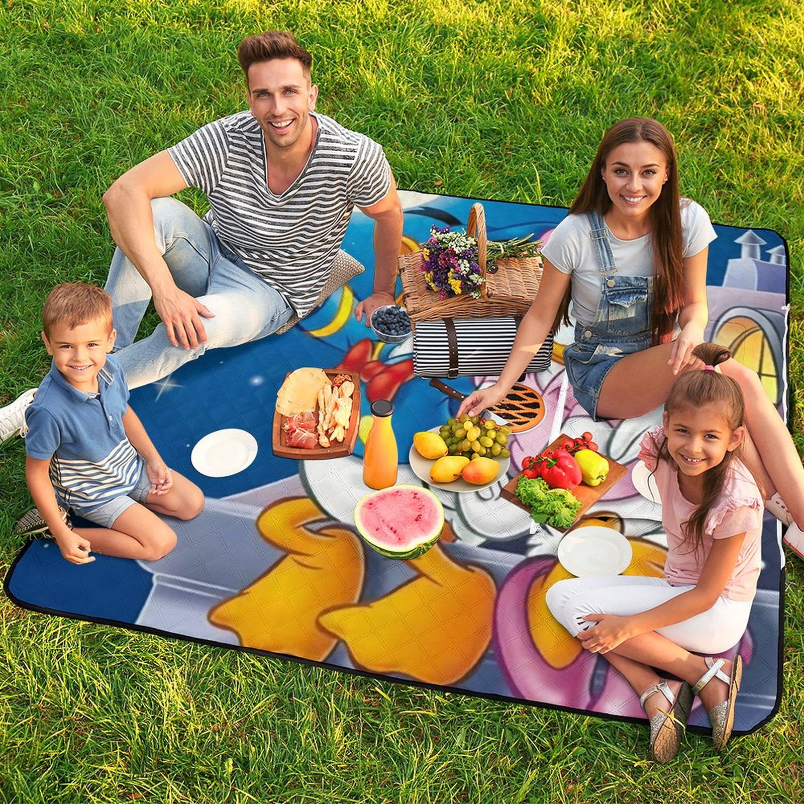 Disney-Donald Duck Picnic Blankets 59"x59" Extra Large Outdoor Blanket ...