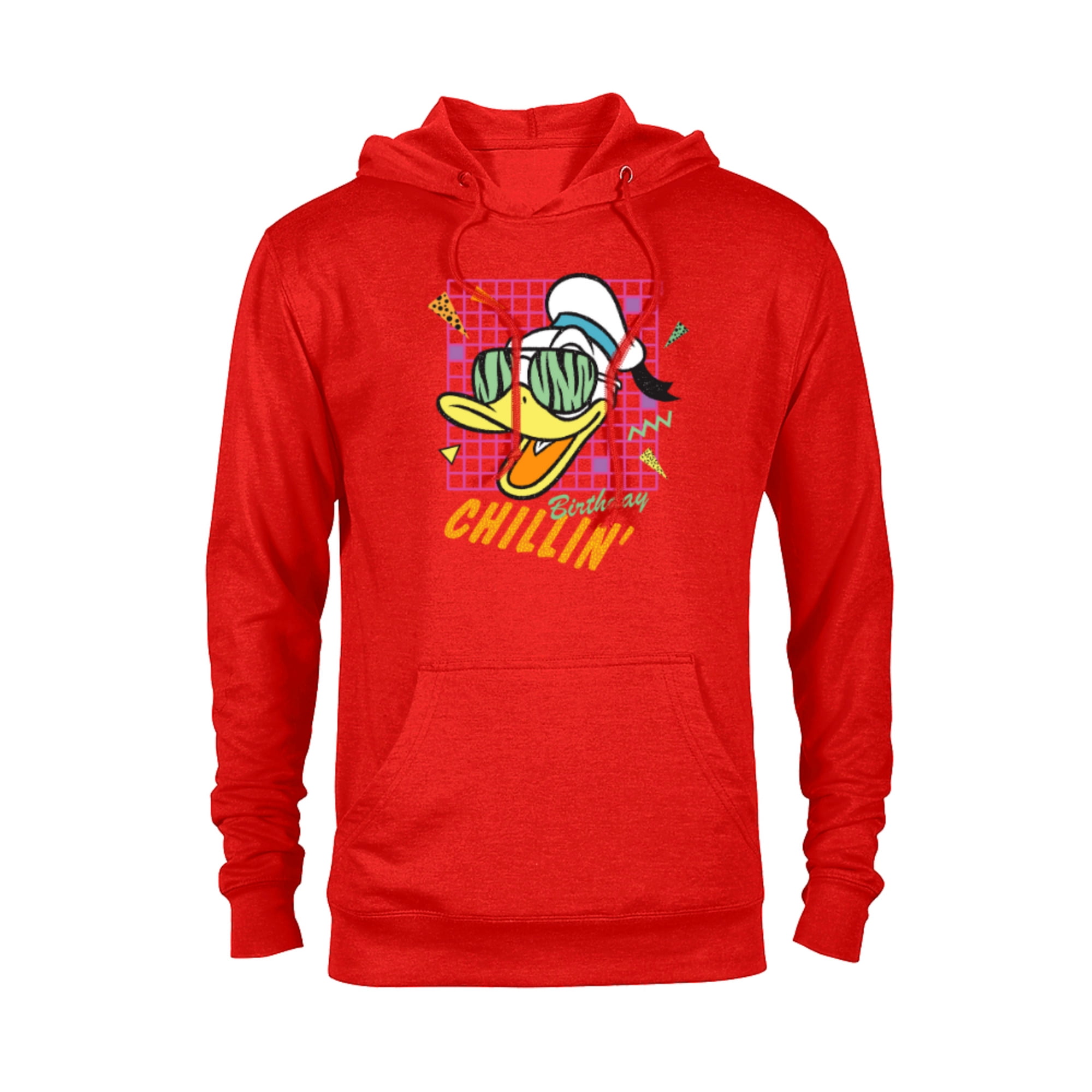 Disney Donald Duck Retro 1980s Birthday Chillin’ - Pullover Hoodie for ...