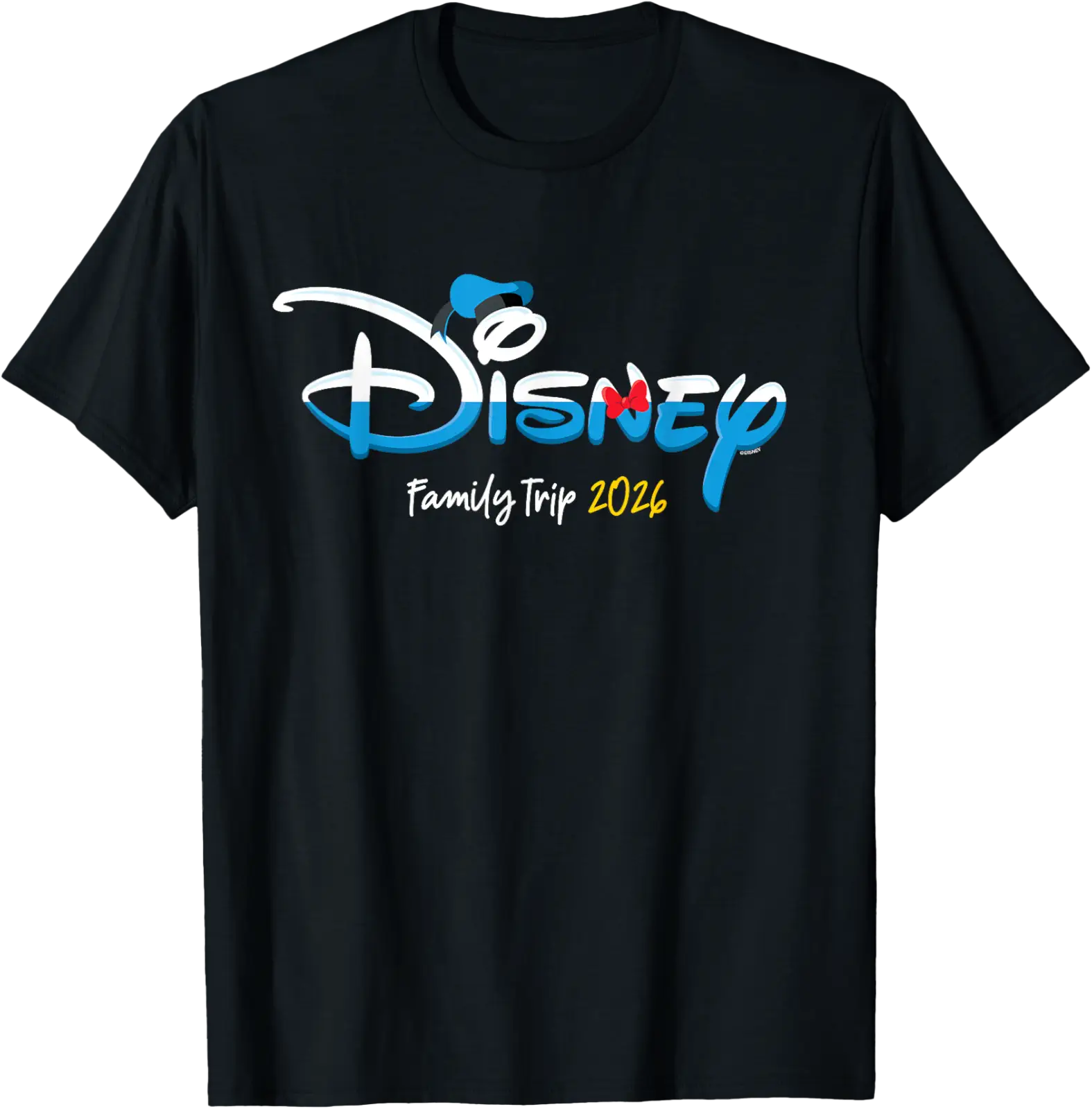 Disney Donald Duck Script Family Trip Vacation T-Shirt - Walmart.com