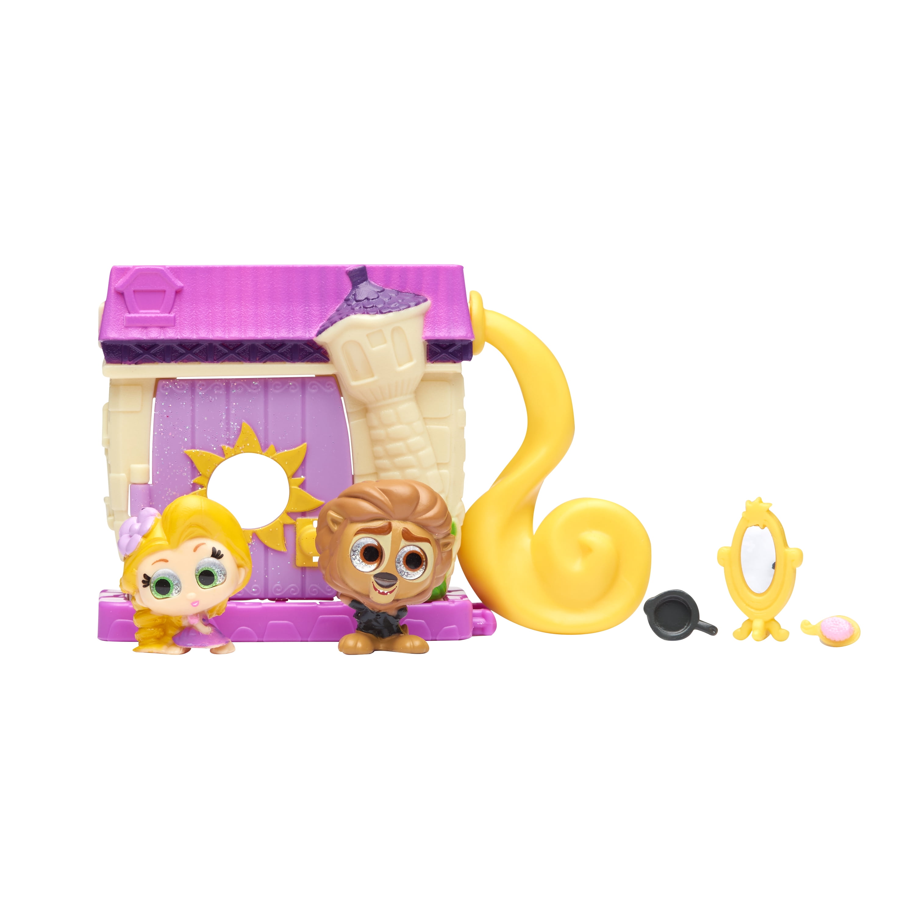 Disney Doorables Tangled Playset, Rapunzel's Creative Corner with Two ...