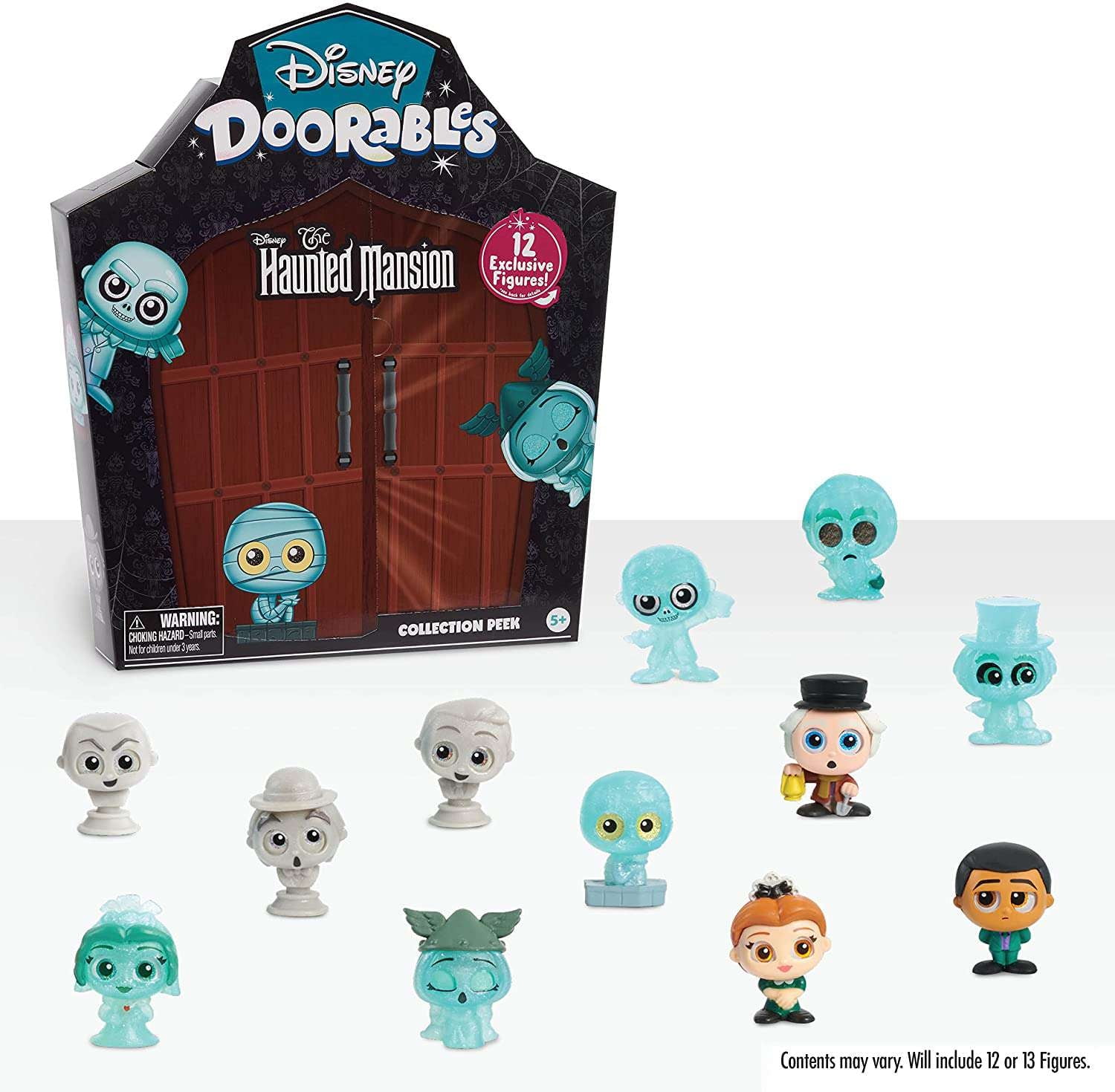 Disney Doorables Haunted Mansion Halloween Box, 12 Mini Figures ...