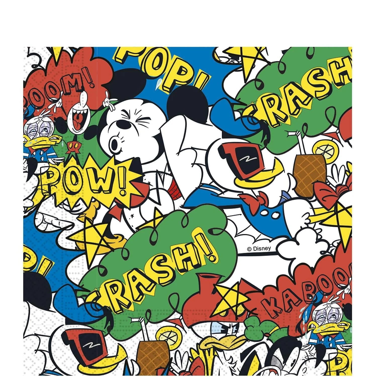 Disney Double Layered Mickey Mouse Napkins (Pack of 20) - Walmart.com