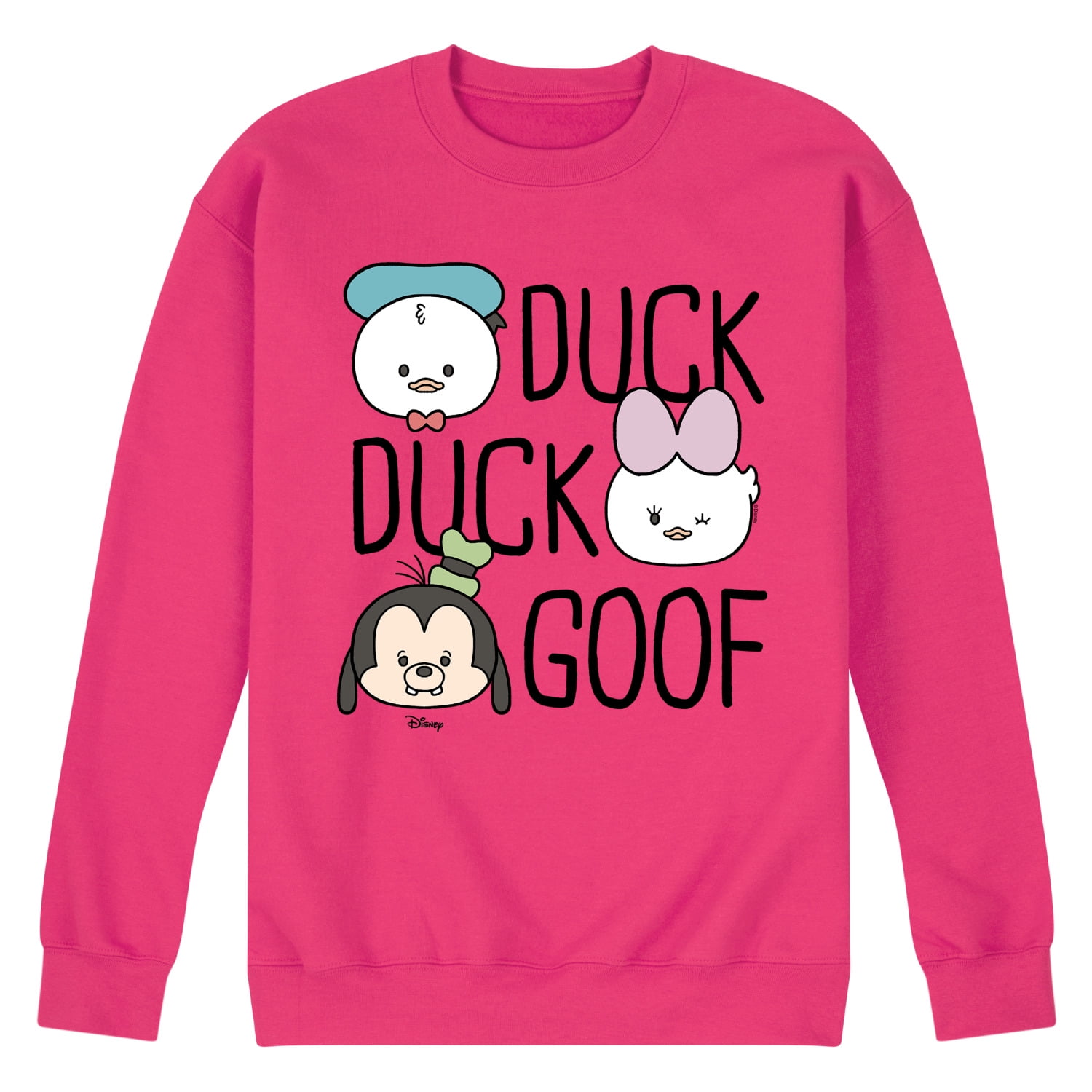 Disney - Duck Duck Goof - Men's Crew Neck Fleece Pullover - Walmart.com