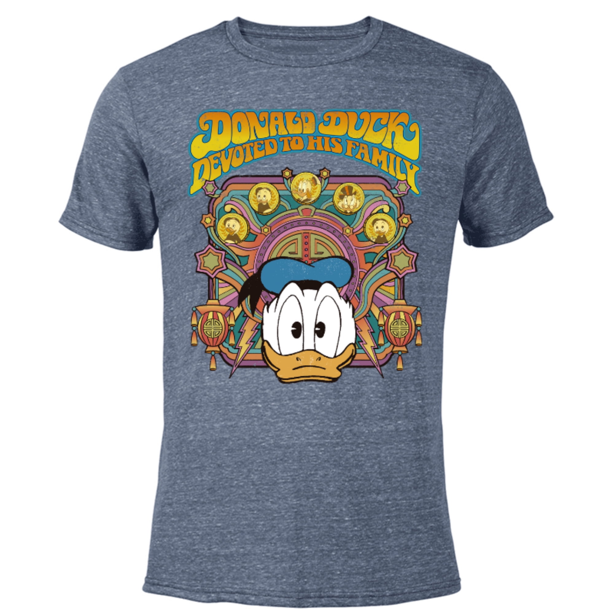 Disney DuckTales Donald Duck Devoted to His Family Retro - Short Sleeve ...