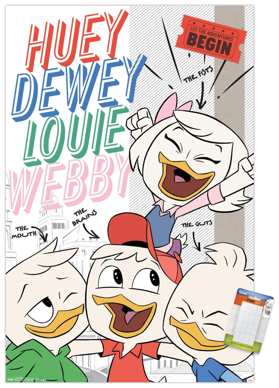 Disney Ducktales - Names Wall Poster, 14.725" x 22.375" - Walmart.com