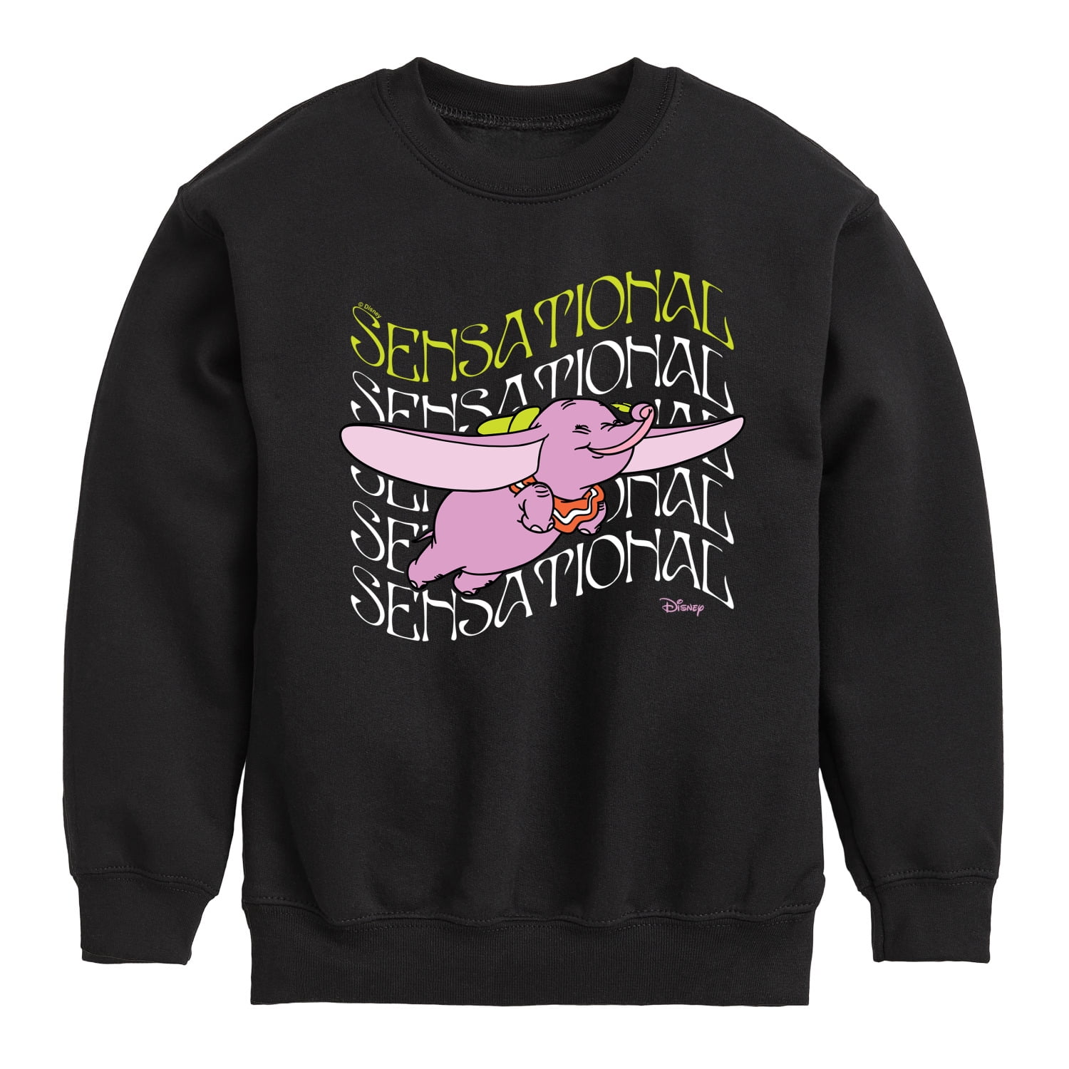 Disney Dumbo Animated - Sensational - Toddler & Youth Crewneck Fleece ...