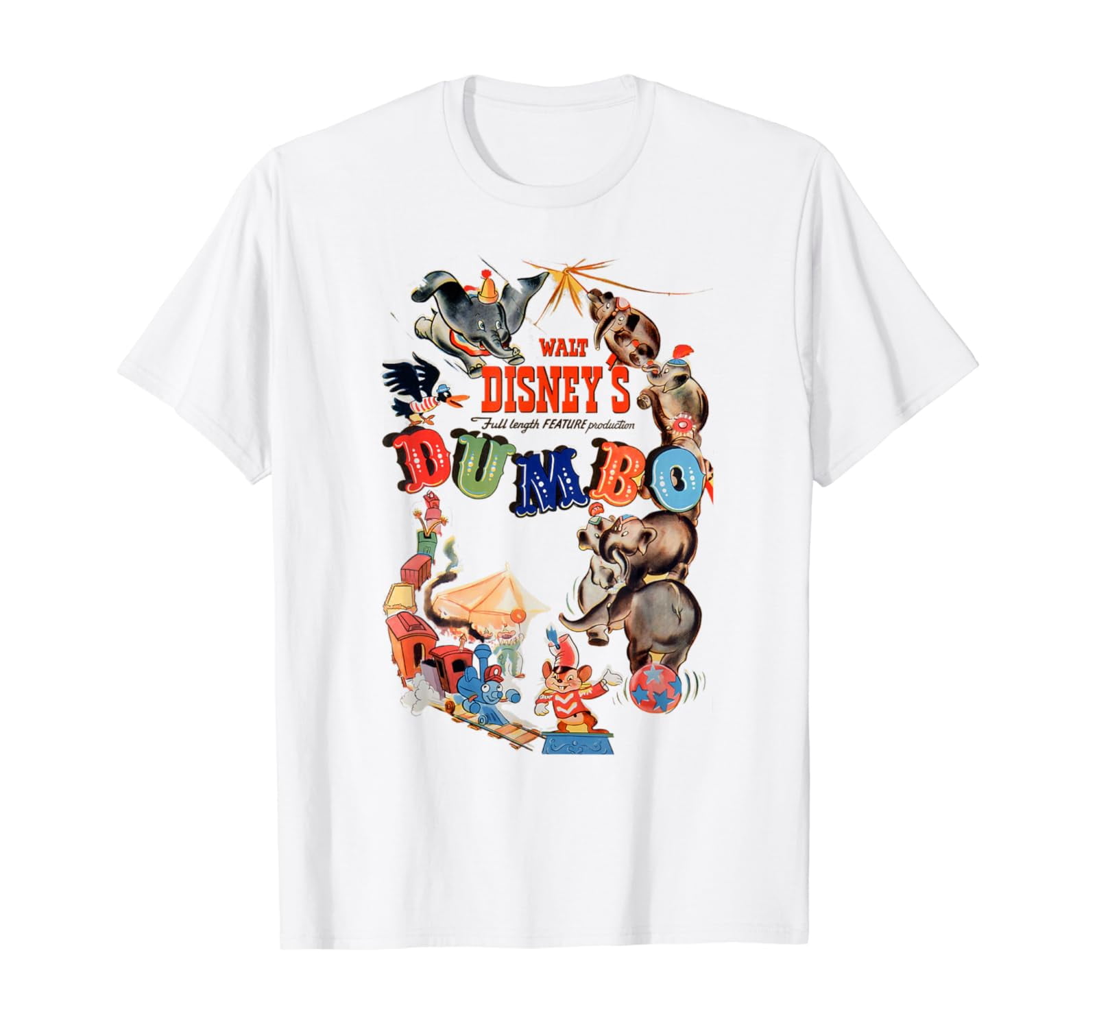 Disney Dumbo Classic Characters T-Shirt - Walmart.com
