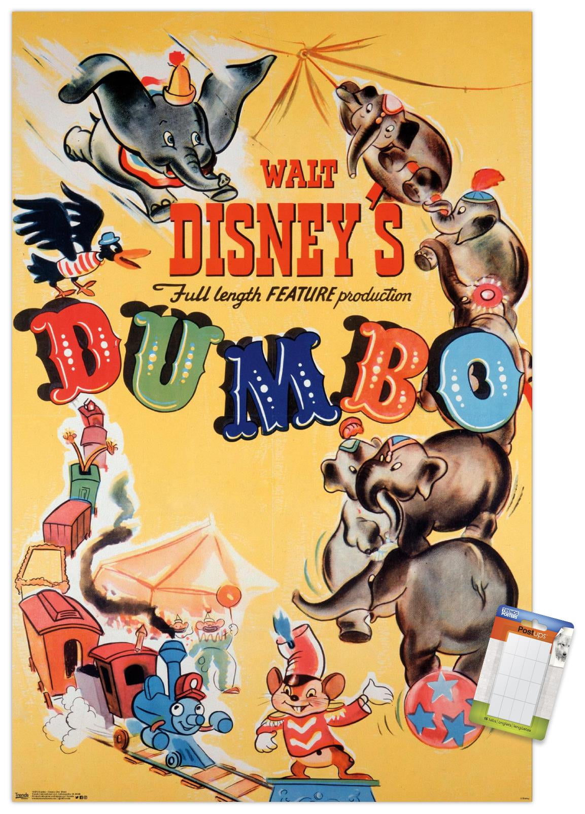 Disney Dumbo - Classic One Sheet Wall Poster, 14.725" x 22.375 ...