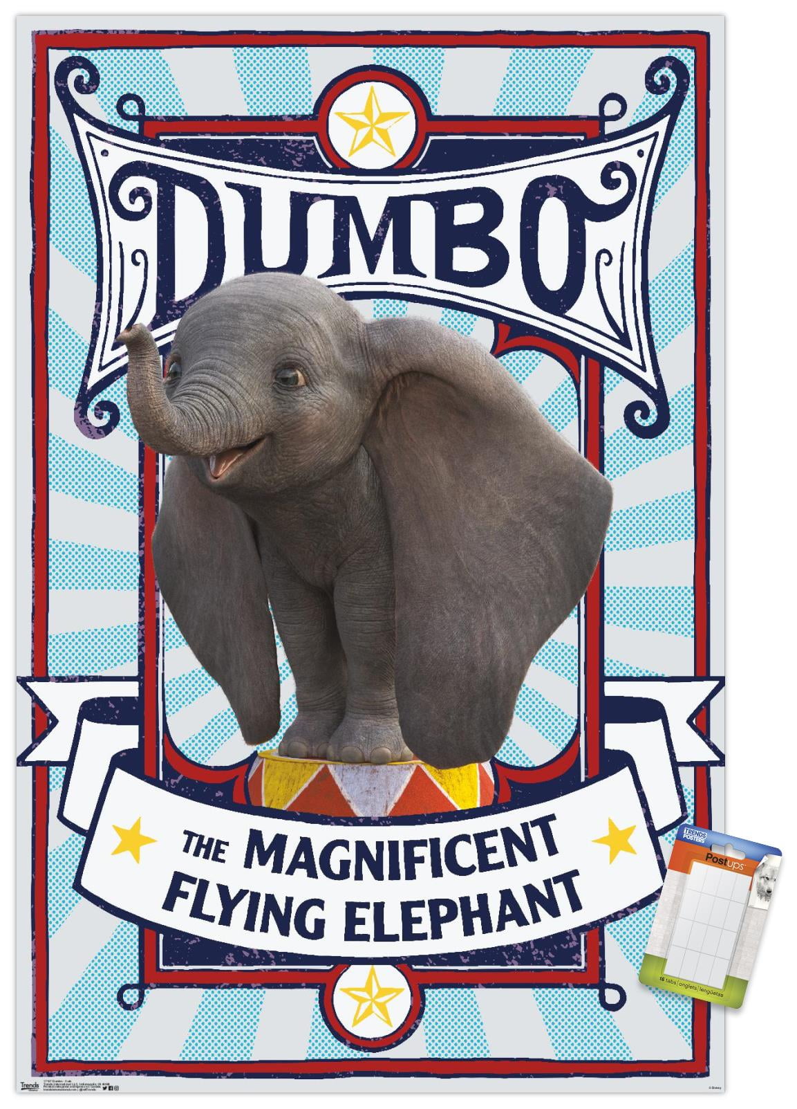 Disney Dumbo - Cute Wall Poster, 14.725" x 22.375" - Walmart.com
