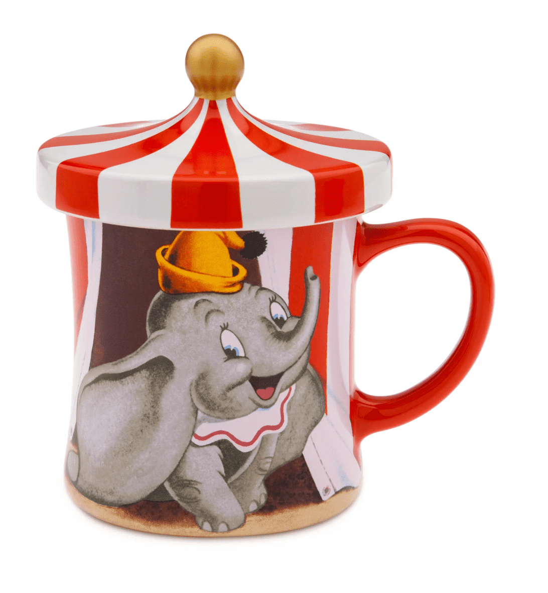 Disney Dumbo Flying Elephant Timothy Mouse Circus Tent Lid Coffee Mug ...