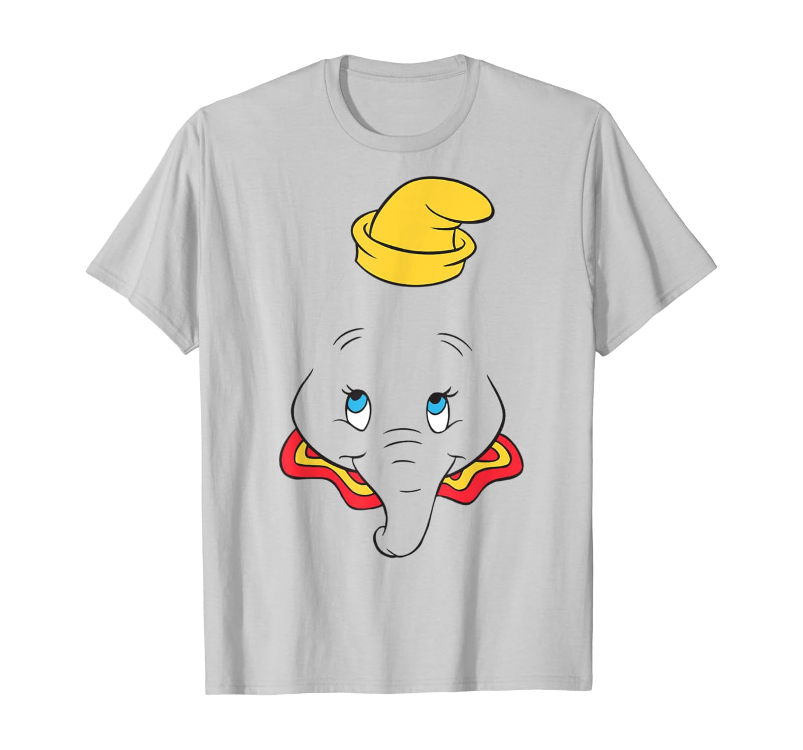 Disney Dumbo Large Face Cute Flying Elephant Ears T-Shirt - Walmart.com