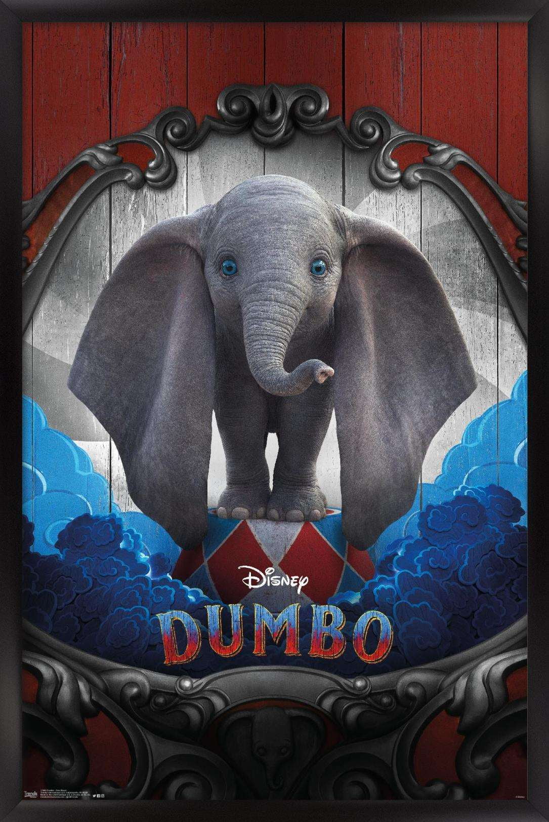 Disney Dumbo - One Sheet Wall Poster, 14.725" x 22.375", Framed ...