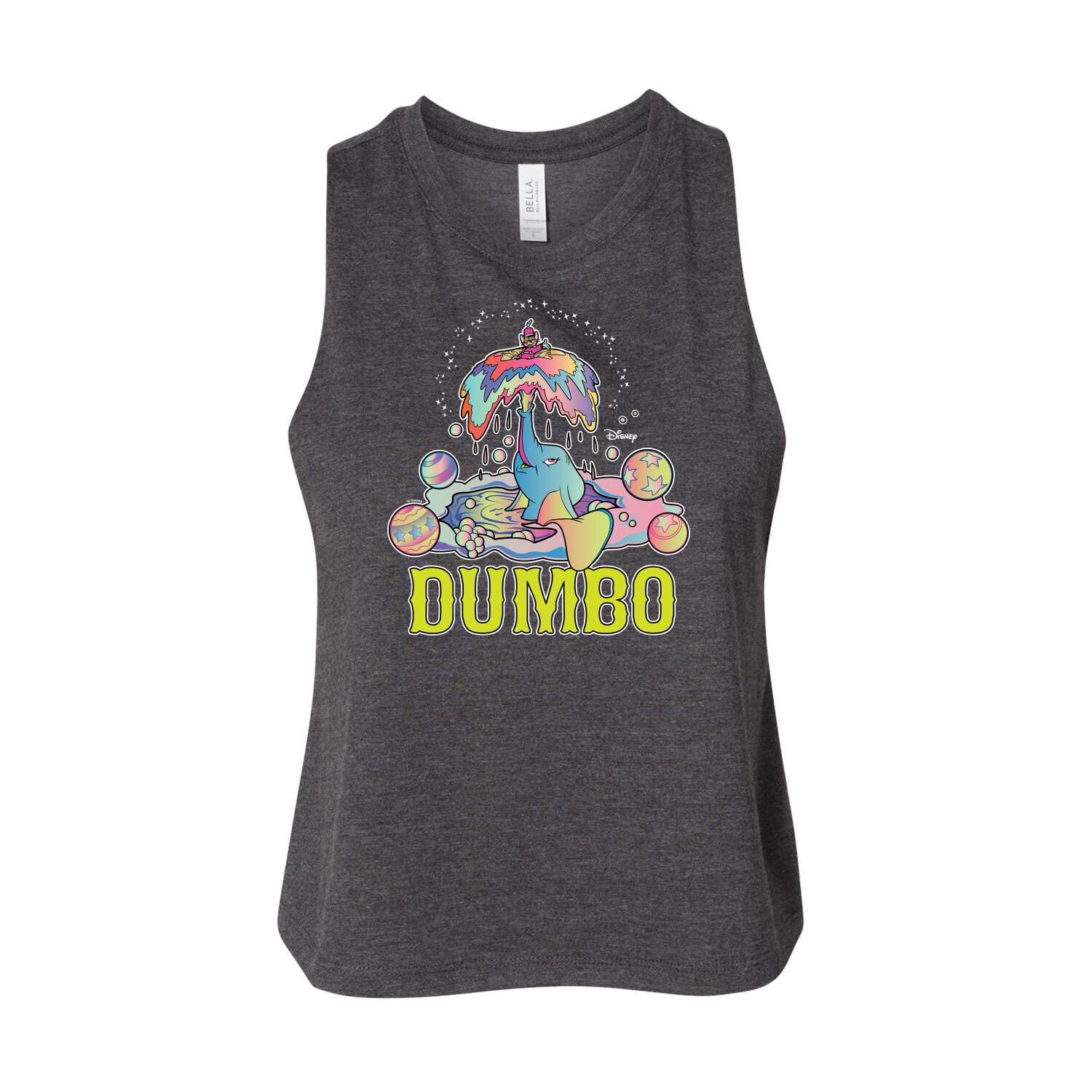 Disney - Dumbo - Psychedelic Dream Cloud - Juniors Cropped Racerback ...