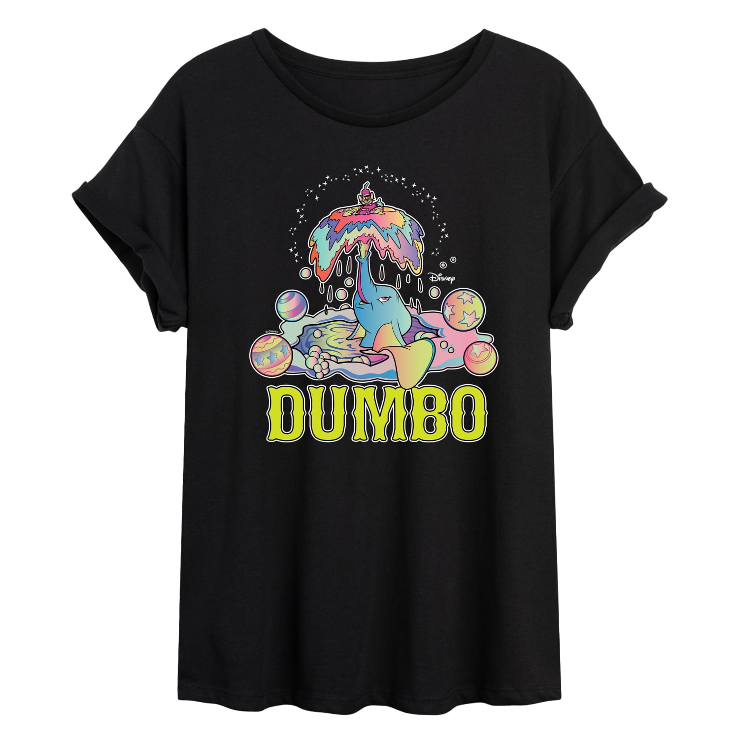 Disney - Dumbo - Psychedelic Dream Cloud - Women's Oversized T-Shirt ...