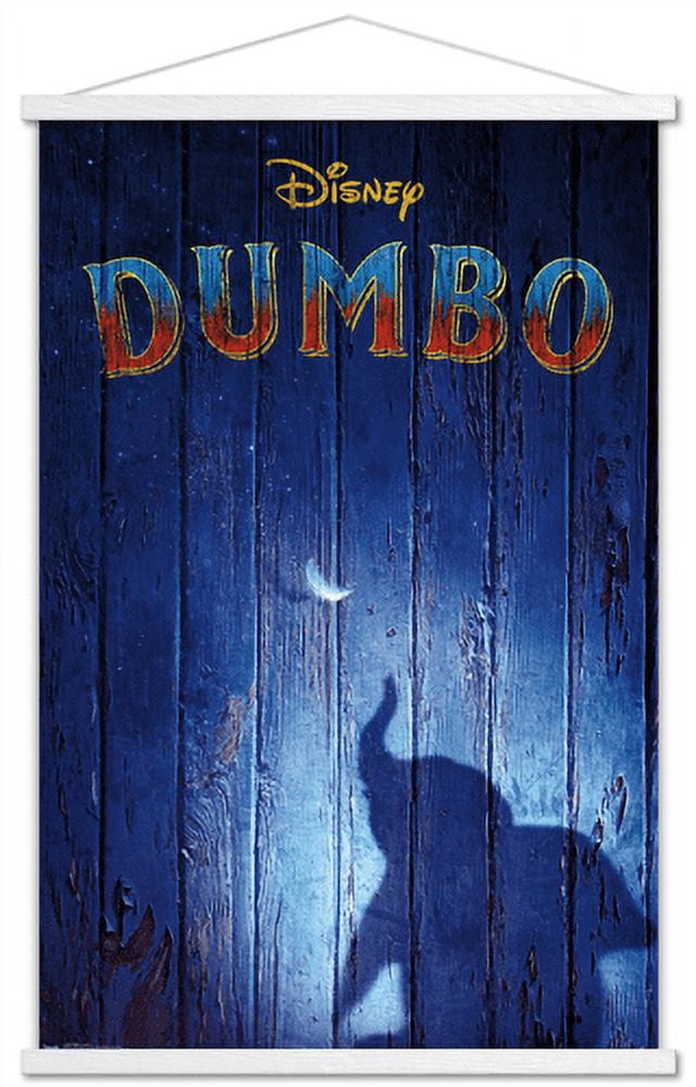 Disney Dumbo - Teaser Wall Poster with Magnetic Frame, 22.375" x 34 ...