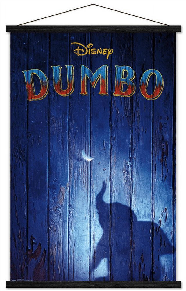 Disney Dumbo - Teaser Wall Poster with Magnetic Frame, 22.375" x 34 ...
