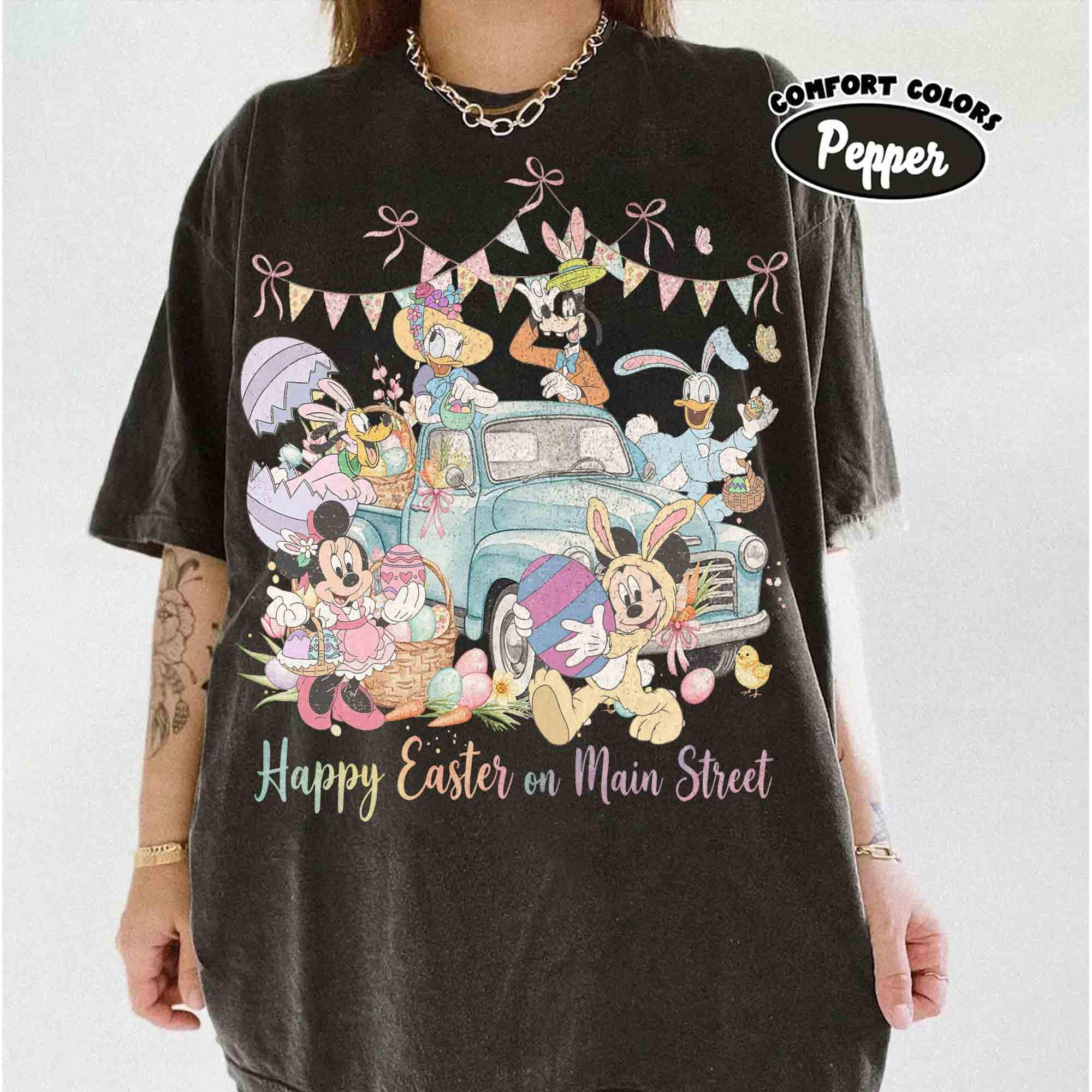 Disney Easter Shirt, Mickey & Friends Bunny Rabbit Easter on Main ...