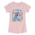 Disney - Easter Stickers - Youth Girls Fitted Short Sleeve T-Shirt ...