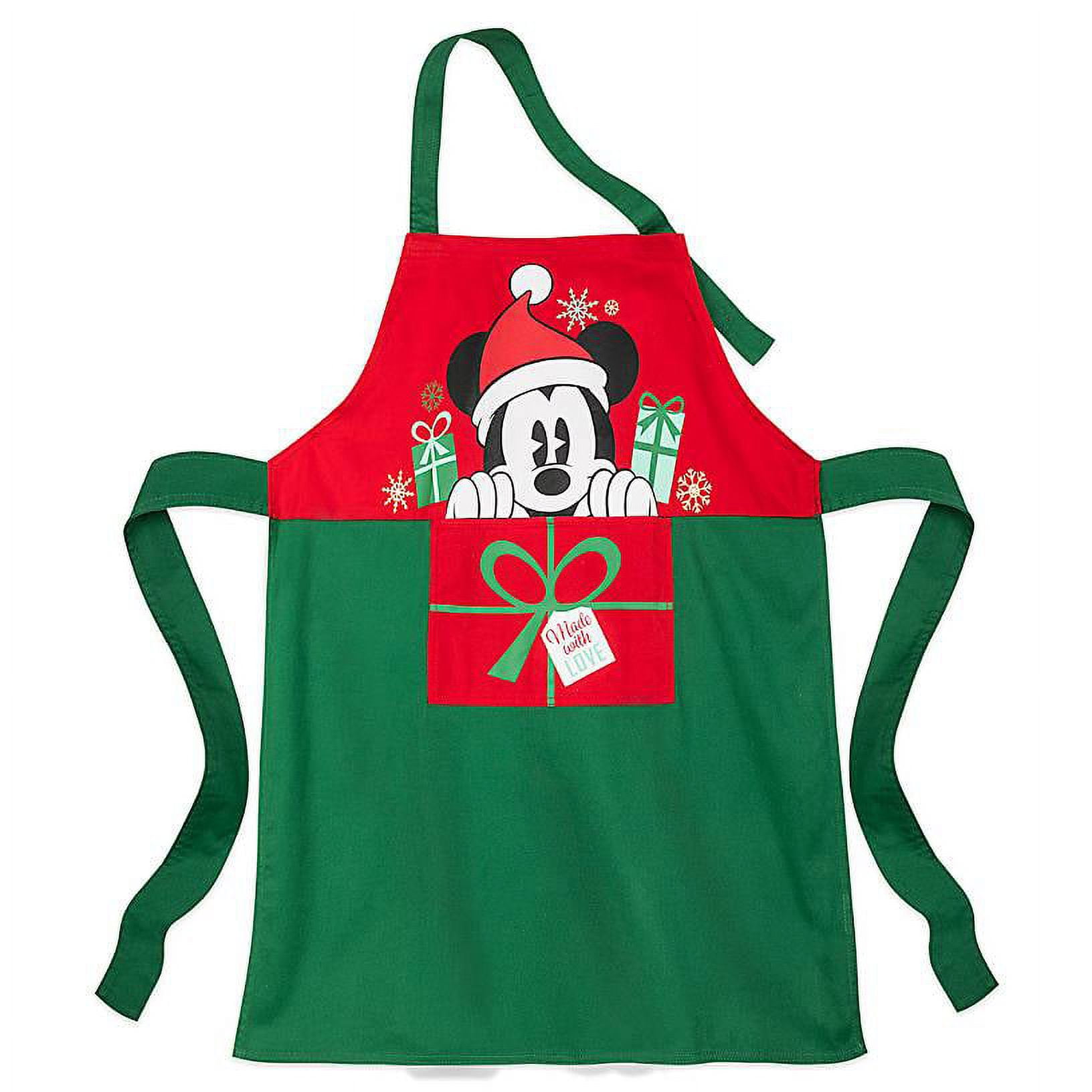 Disney Eats Store Mickey and Minnie Mouse Holiday Apron New with Tags ...