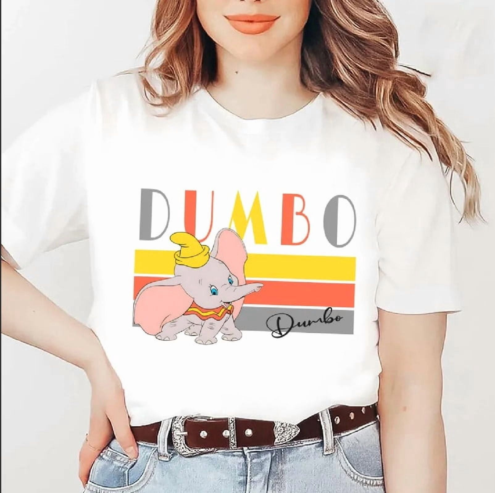 Disney Elephant Dumbo Flying High Circus Performance Big Ears Feather T ...