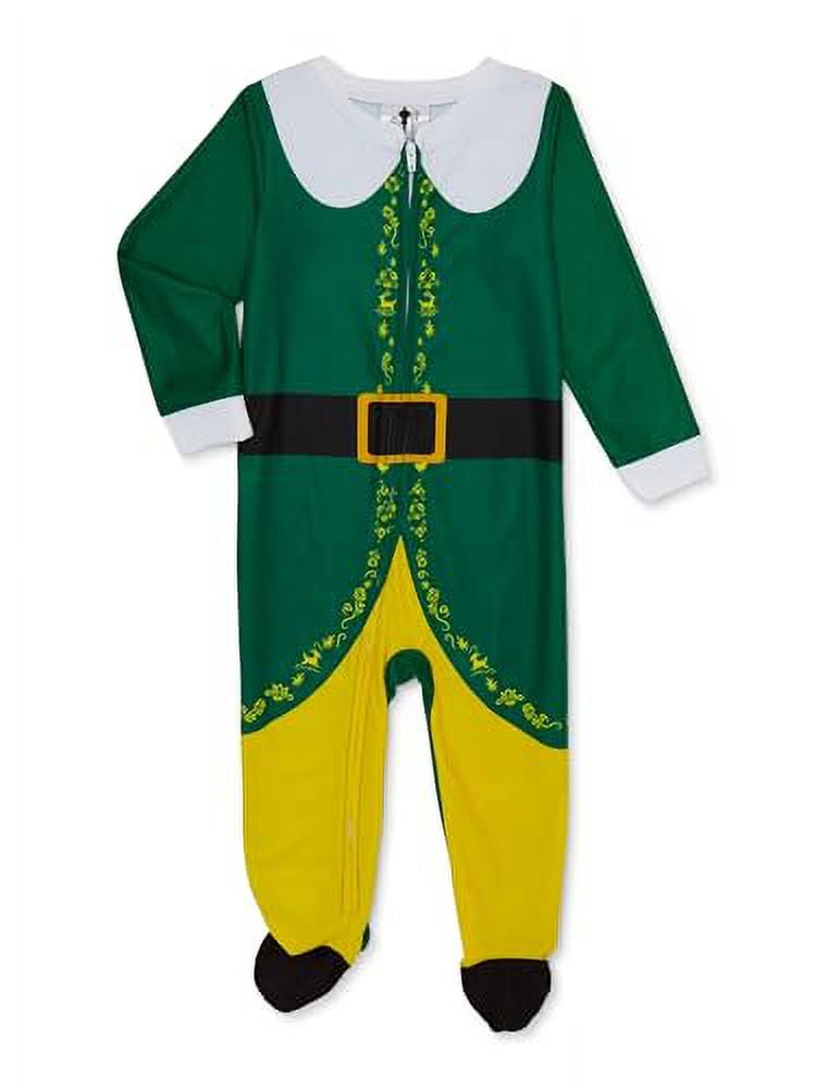 Disney Elf Toddler Christmas Fleece One-Piece Sleeper, 18M - Walmart.com