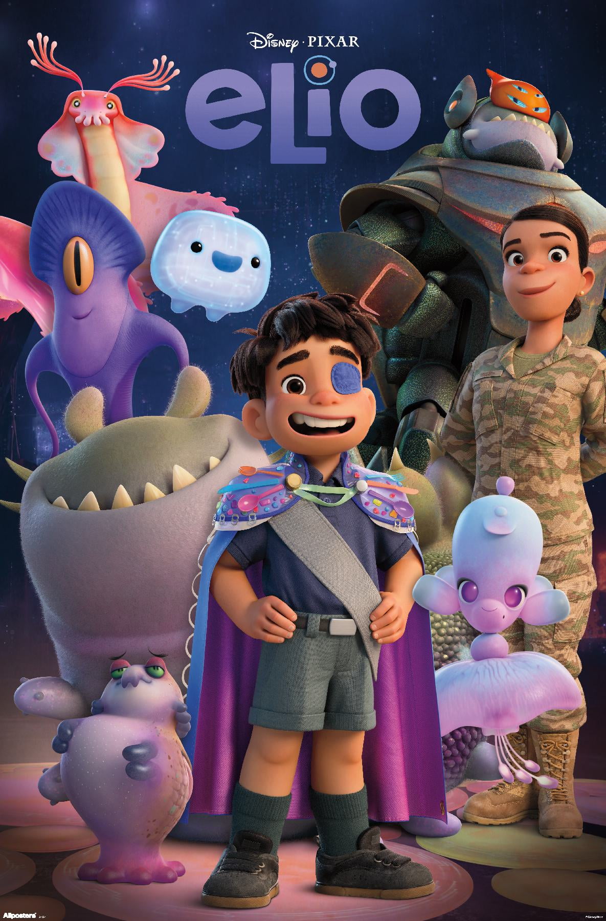 Disney Elio (2025) - Group Wall Poster, 14.725" x 22.375" - Walmart.com