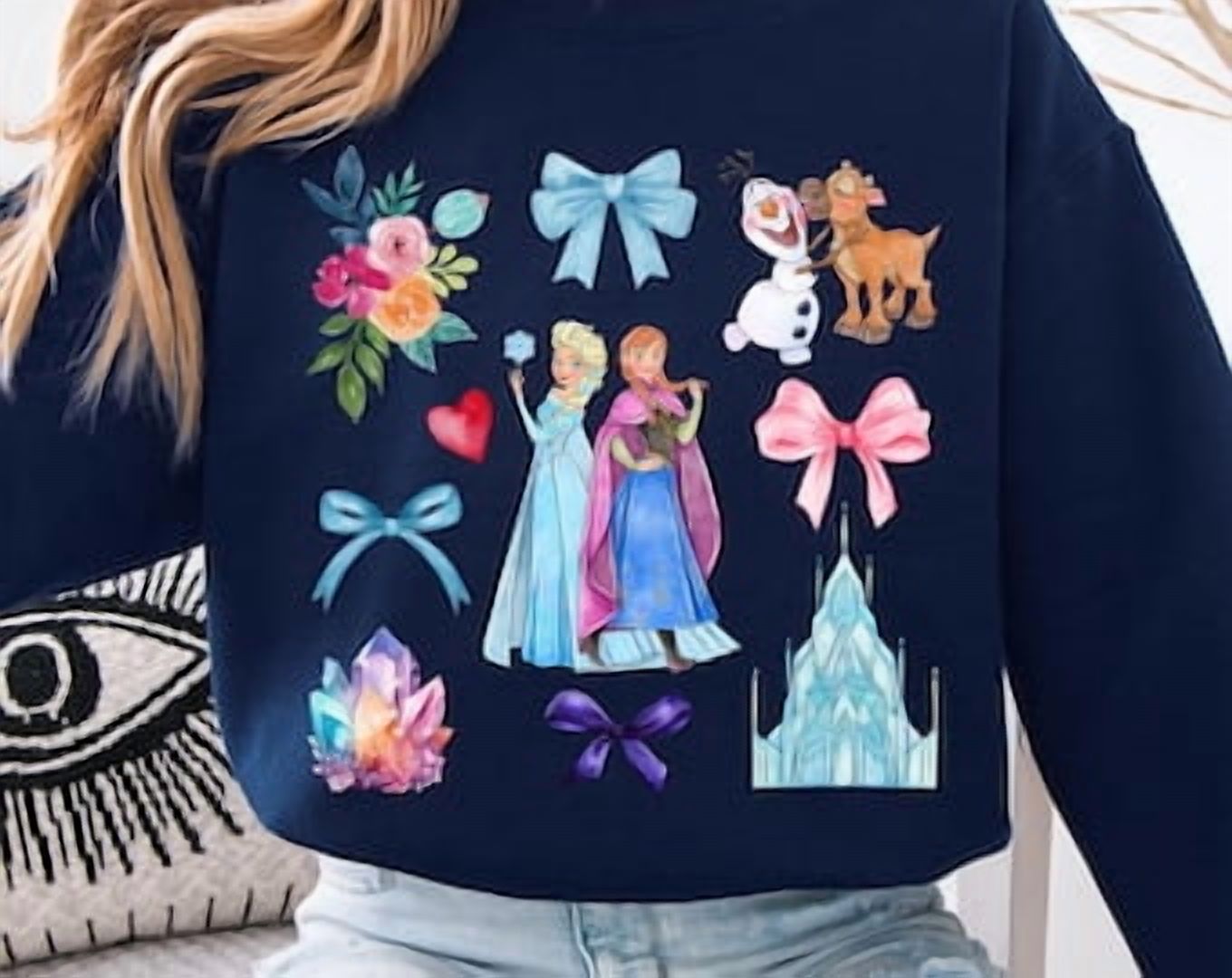 Disney Elsa And Anna, Princess Coquette Shirt, Frozen, Disney Princess ...