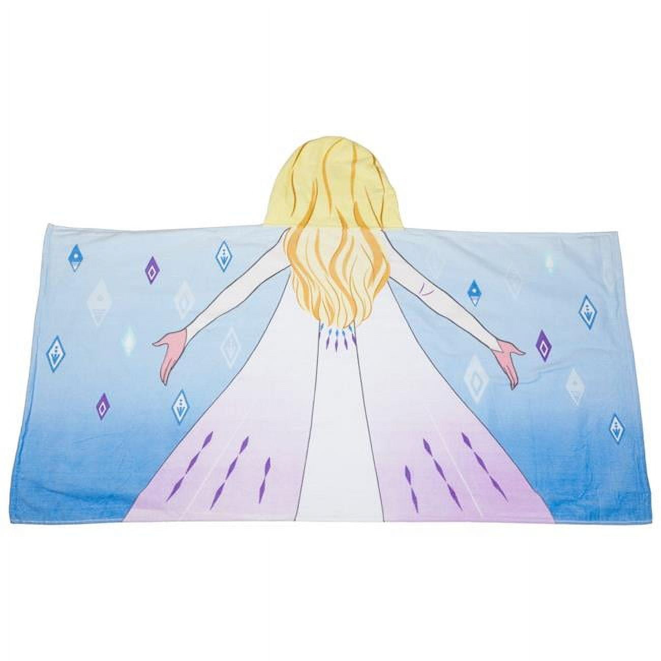 Disney Elsa Hooded Poncho Towel, Blue - Walmart.com