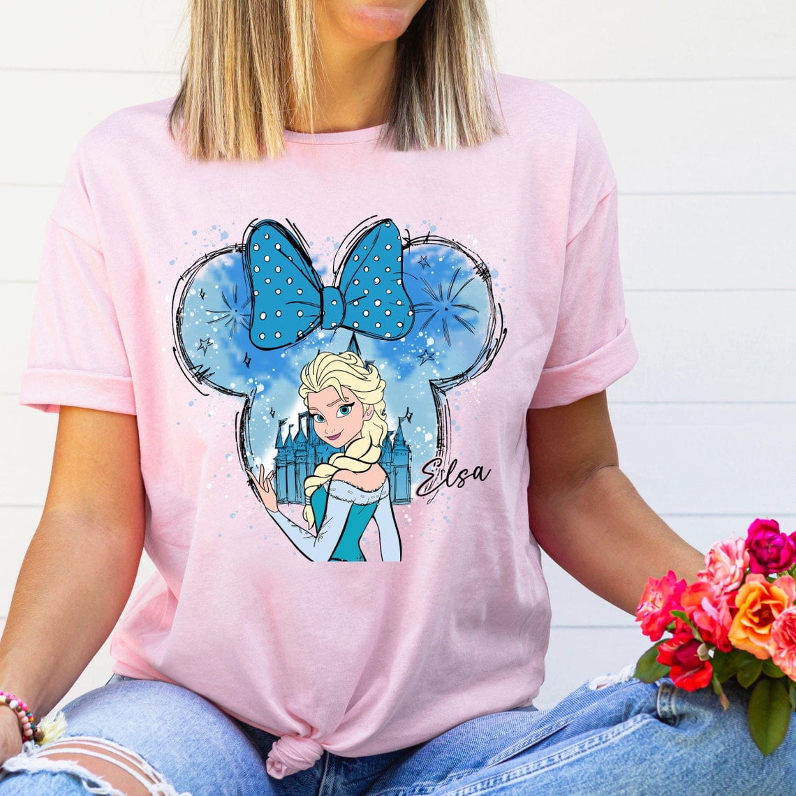 Disney Elsa Shirt, Frozen Elsa, Disney Castle Watercolor, Disney ...