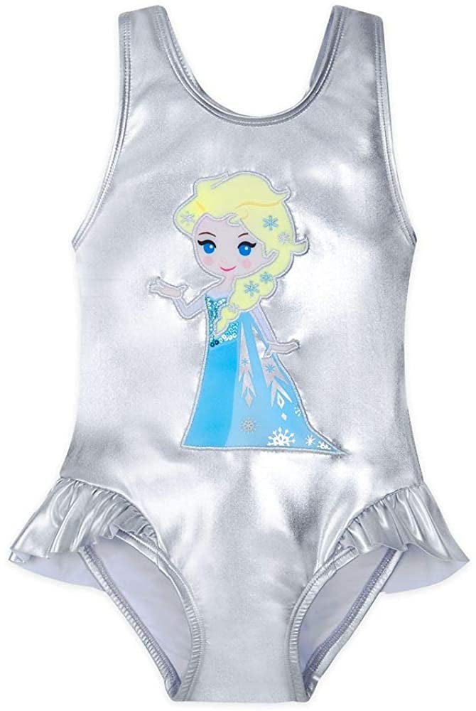 Disney Elsa Swimsuit for Girls Size 2 - Walmart.com