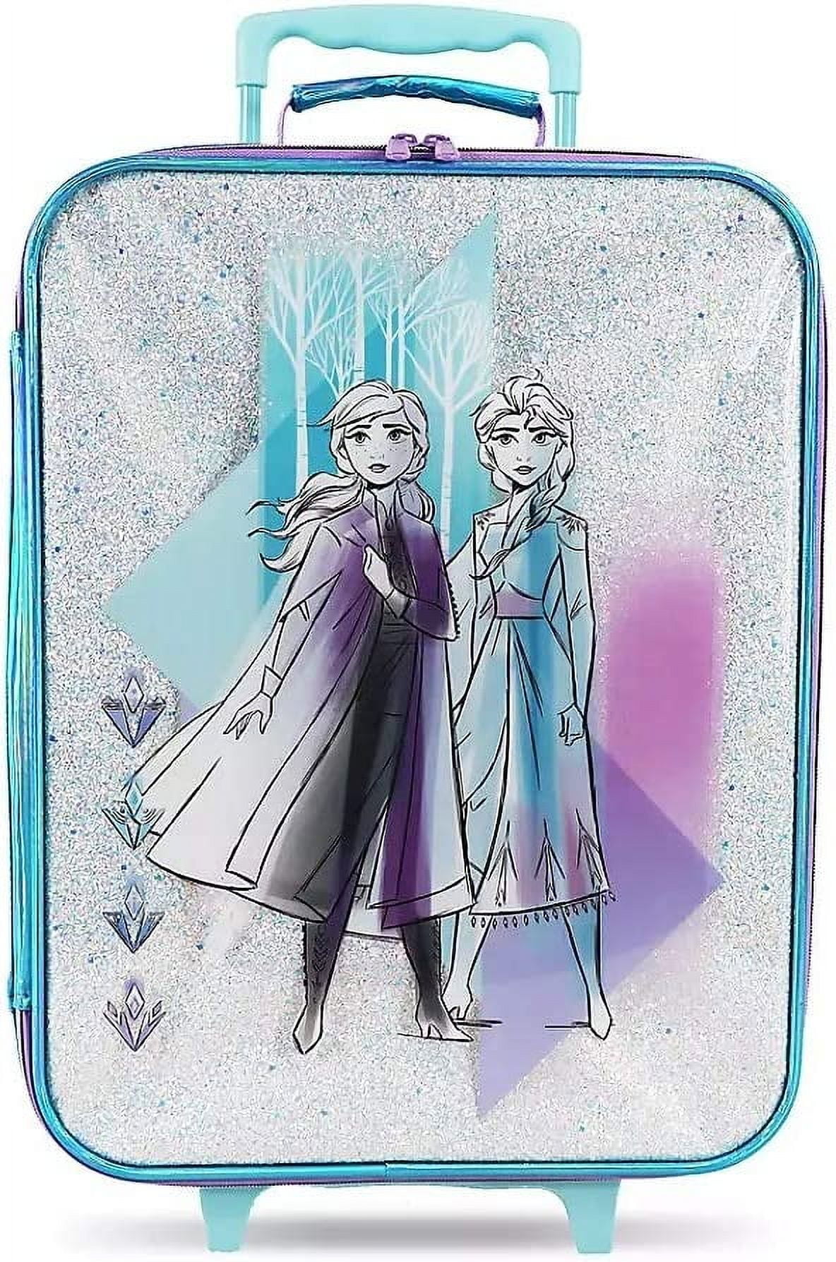 Disney Elsa and Anna Rolling Luggage – Small – Frozen 2 – 18'' H x 13 ...