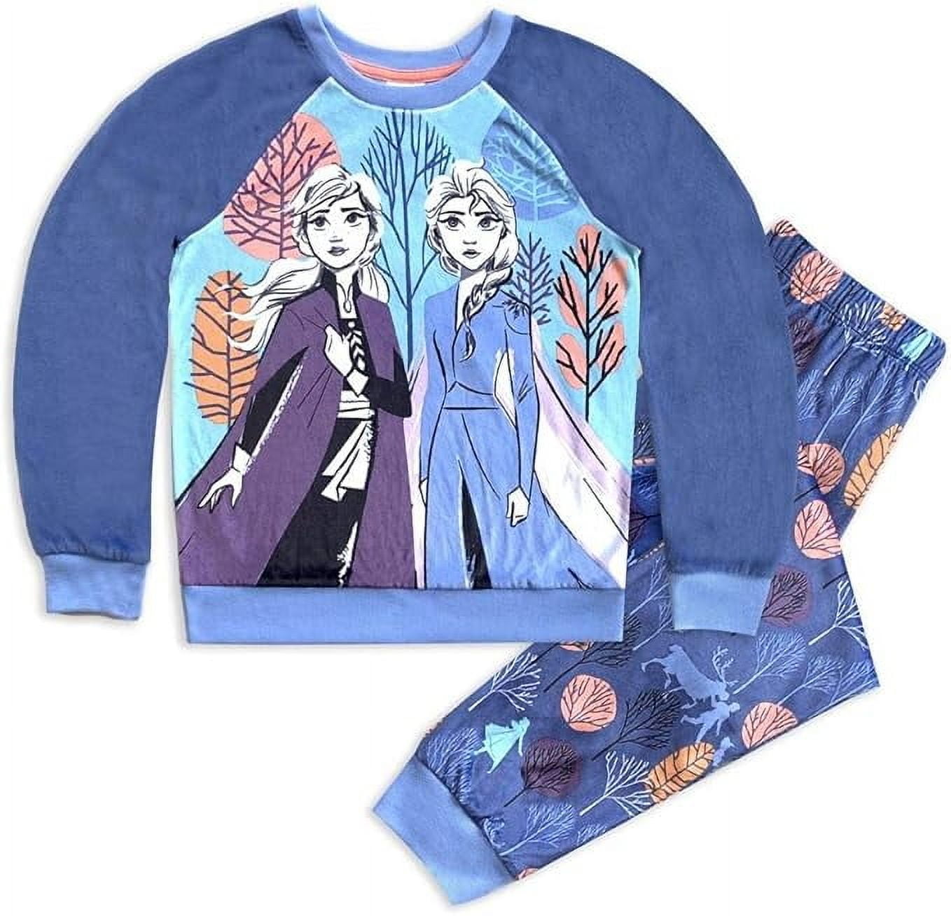 Disney Elsa and Anna Velour Pajama Set for Girls – Frozen 2 size 5/6 ...