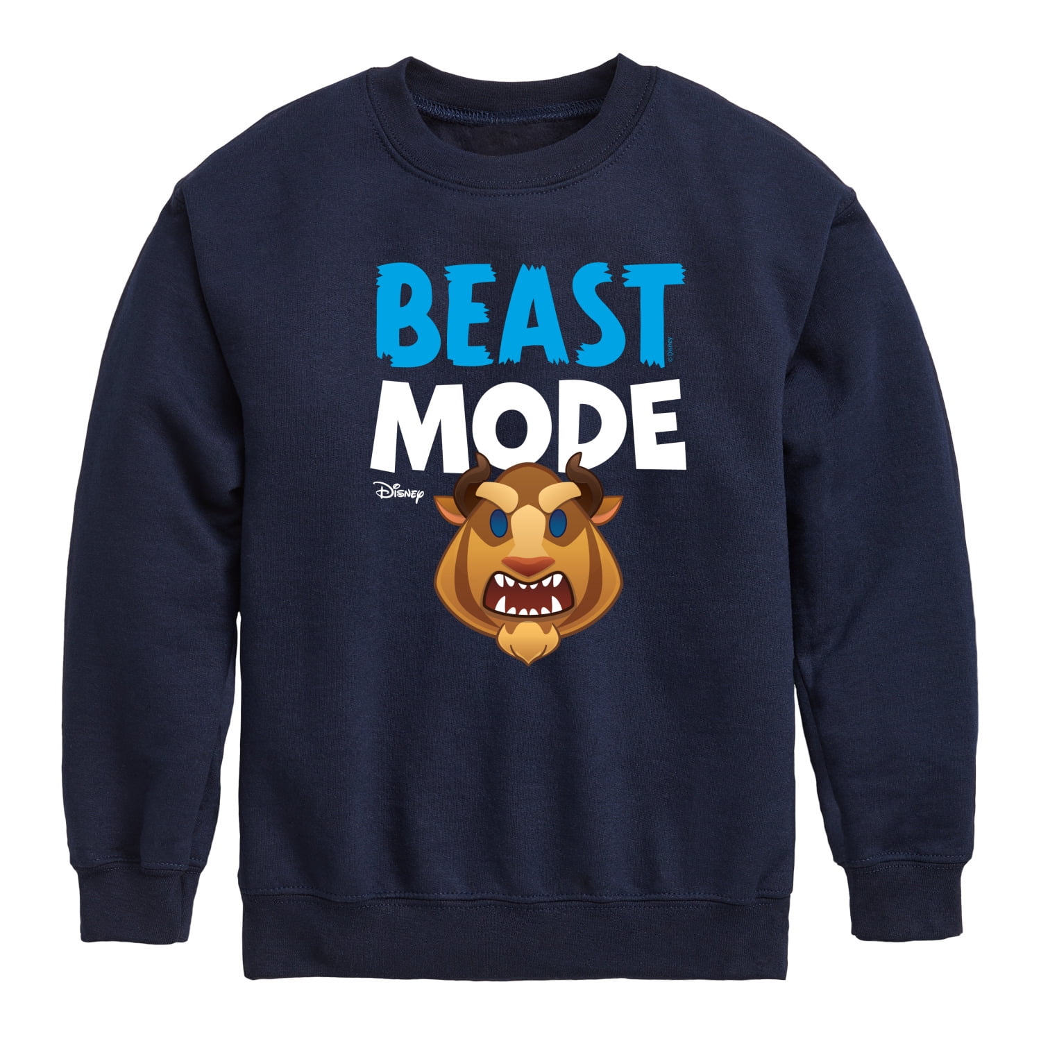 Disney Emoji - Beast Mode - Toddler And Youth Crewneck Fleece ...