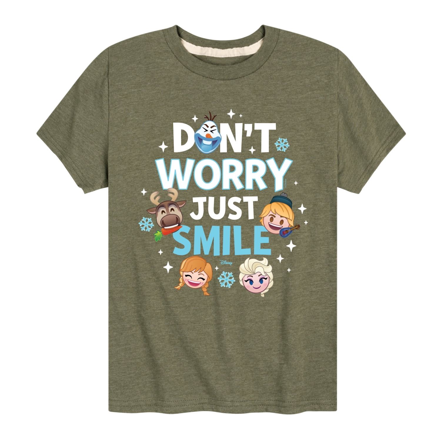 Disney Emoji - Don't Worry Be Emojis - Toddler And Youth Short Sleeve ...