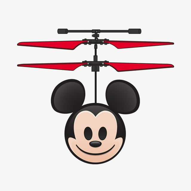 Disney Emoji Mickey Mouse IR UFO Ball Helicopter - Walmart.com