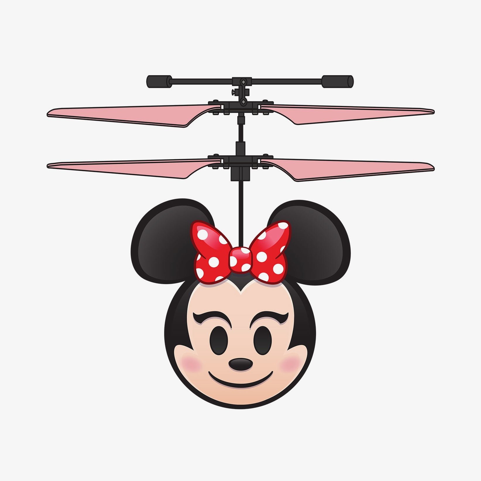 Disney Emoji Minnie Mouse IR UFO Ball Helicopter - Walmart.com