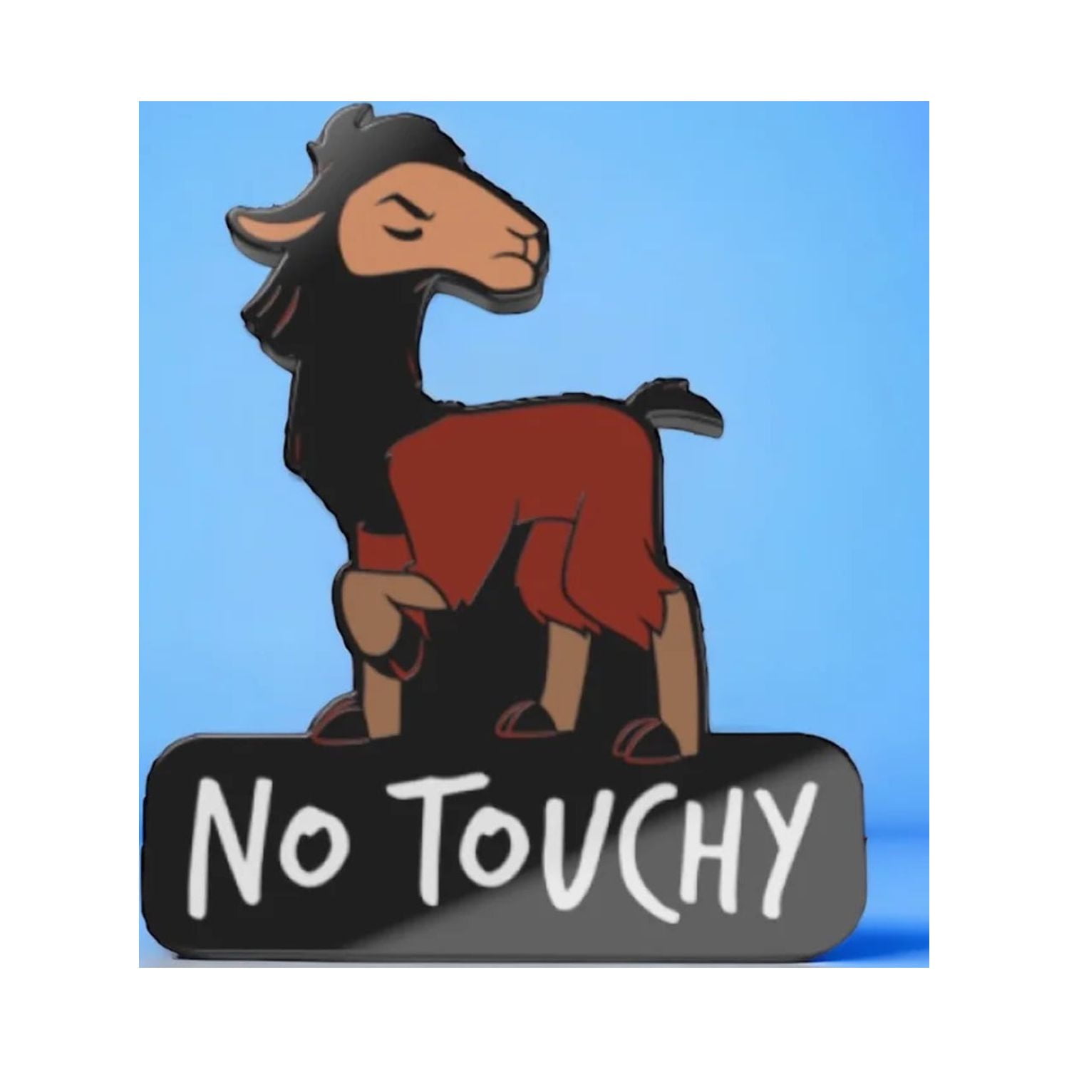 Official Disney's Kuzco No Touchy Pin - Emperors New Groove Metal ...