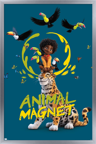Disney Encanto - Animal Magnet Wall Poster, 14.725" x 22.375", Framed ...