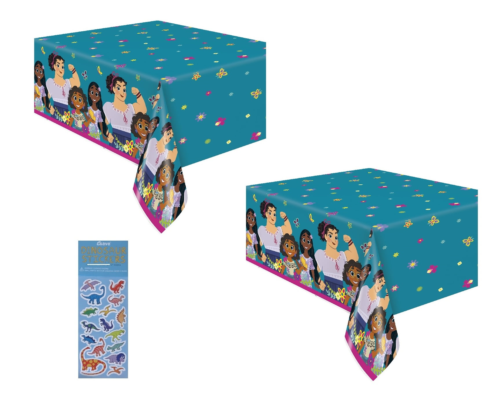 Disney Encanto Birthday Party Supplies Bundle includes 2 Plastic Table ...