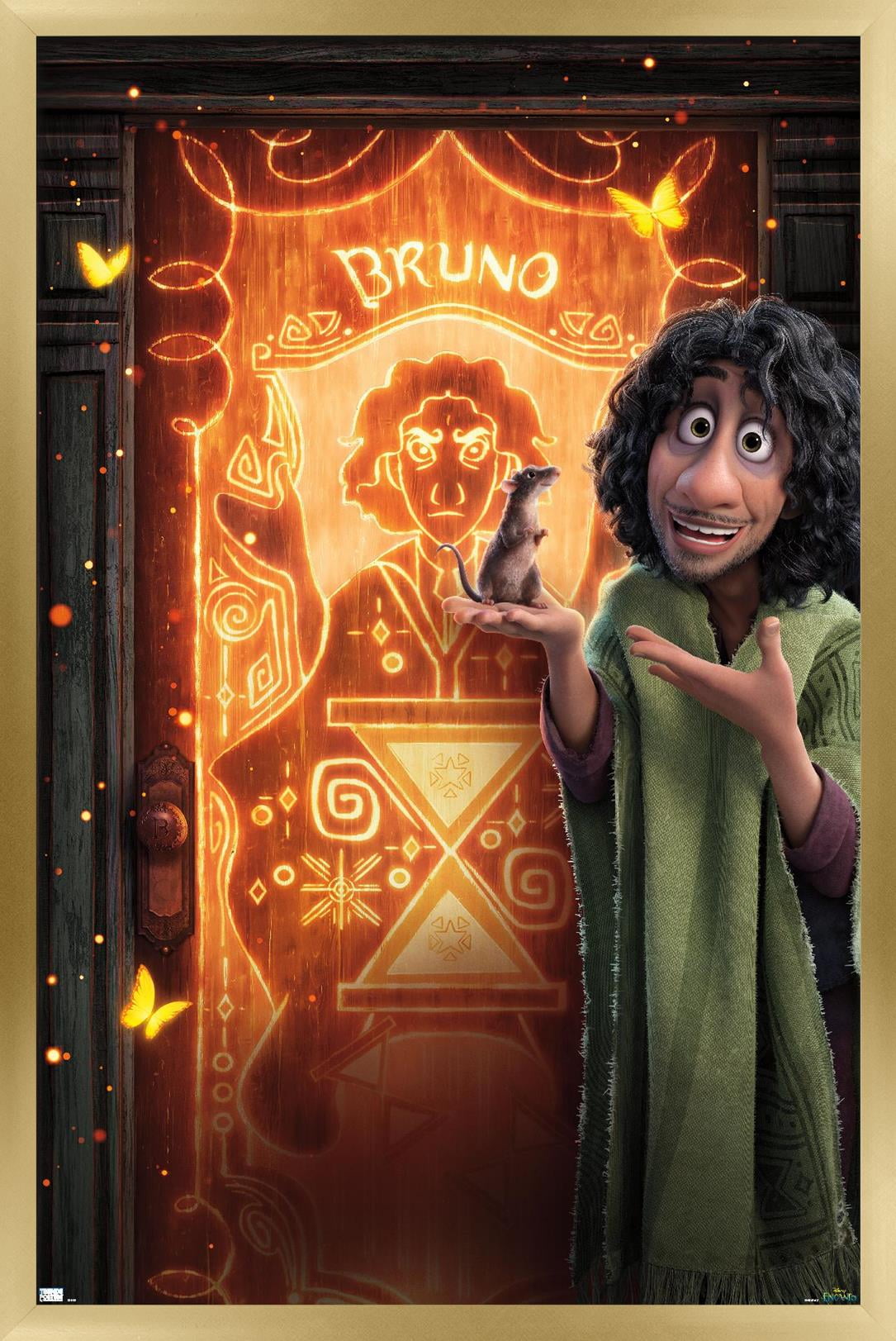 Disney Encanto - Bruno Wall Poster, 22.375" x 34" Framed - Walmart.com
