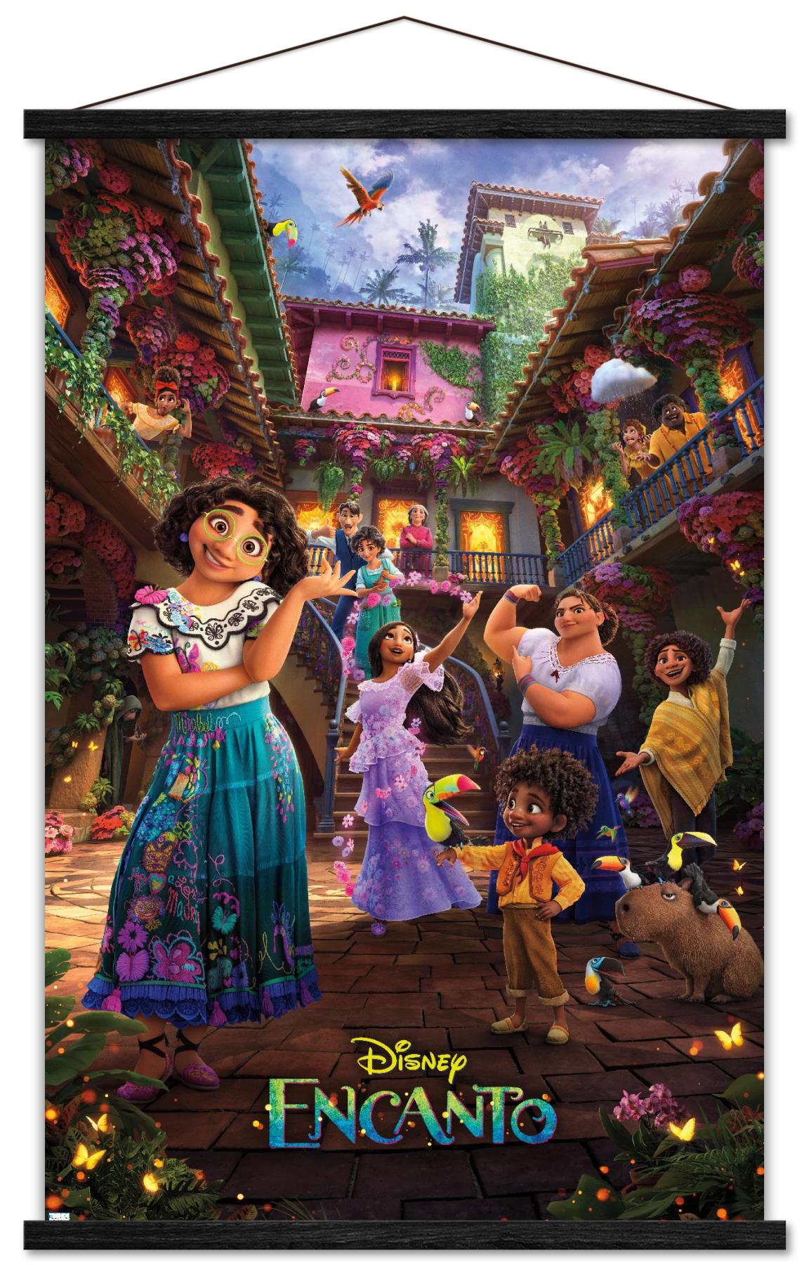 Disney Encanto - Family One Sheet Wall Poster with Magnetic Frame, 22. ...